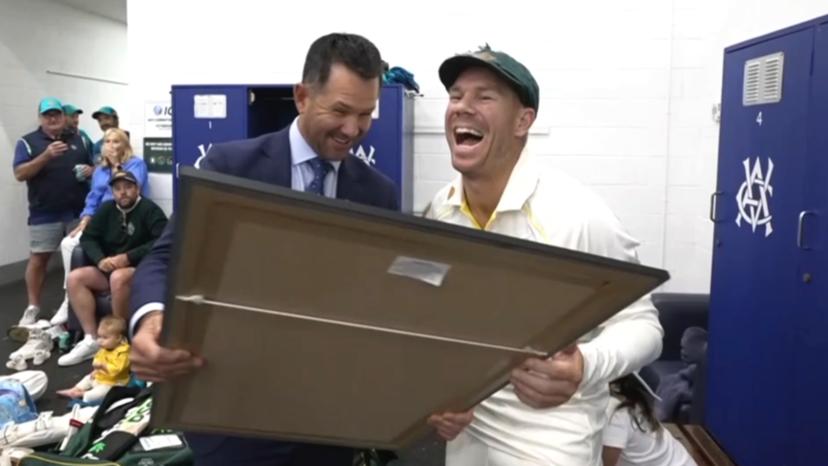 Cricket legend Ricky Ponting does it again...